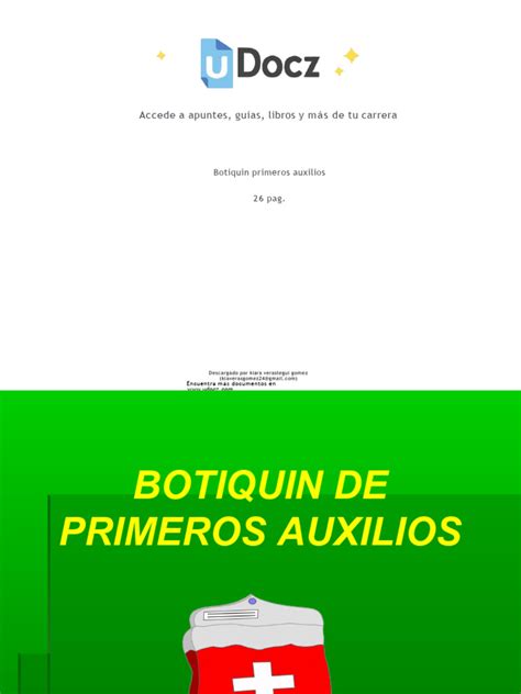 Dokumentips Botiquin 580382 Downloadable 3900592 Descargar Gratis Pdf