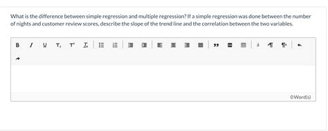 Answered What Is The Difference Between Simple Regression And