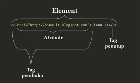 Mengenal Tag Element Dan Atribut Pada HTML Dasar Untuk Pemula