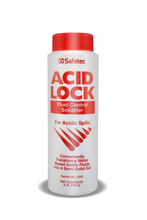 Acid Lock Fluid Solidifier Safetec Of America