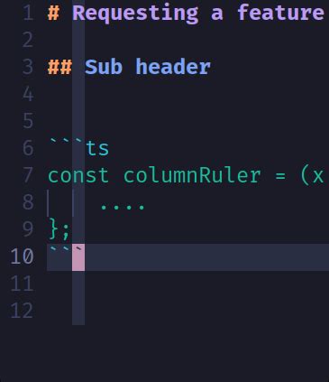 Add A Rendercolumnhighlight Option Issue Microsoft Vscode Github