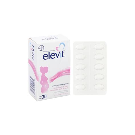 Elevit Bayer Dành Cho Mẹ Bầu Giúp Bổ Sung Acid Folic Sắt Và Các
