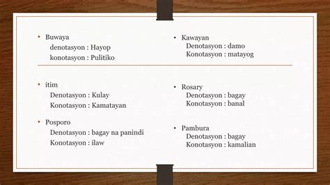 Denotasyon At Konotasyon Pptx