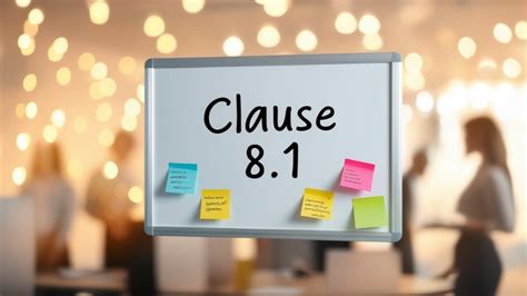 Clause 81 Strengthening Isms With Operational Planning And Control