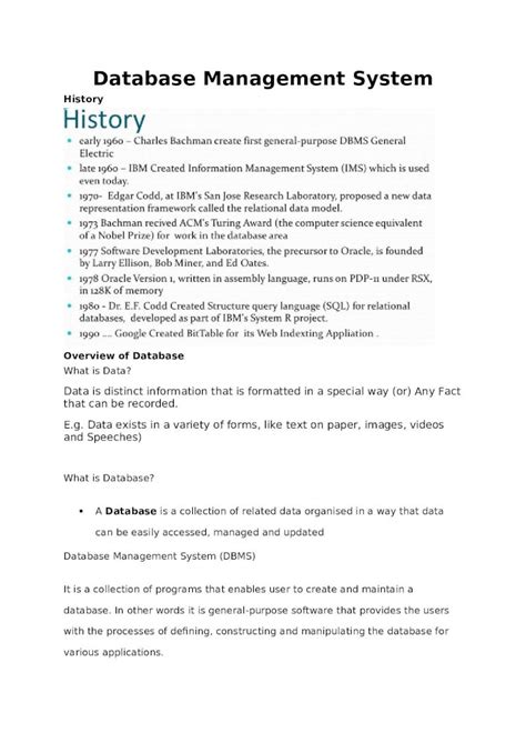 Docx Rdbms Course Tutorial Dokumentips