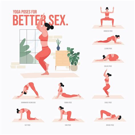 Yoga Poses For Better Sex Young Woman Practicing Yoga Pose Woman Workout Fitness Aerobic And