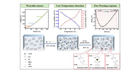 Fabrication And Performance Of Multisensory Flexible Hydrogel Toward Strain Temperature And