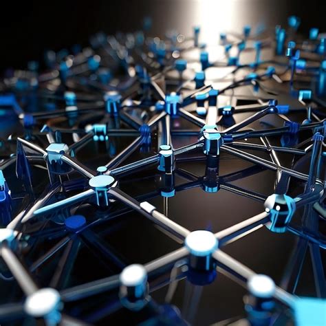 Premium Photo 3d Computer Network Concept Background Generated By Ai