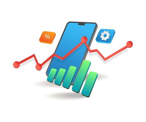 Smarphone Business Application Data Analysis 26109326 Vector Art At Vecteezy