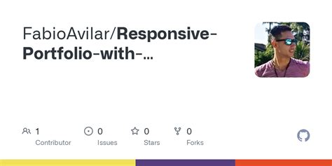 Github Fabioavilar Responsive Portfolio With Animations In Javascript