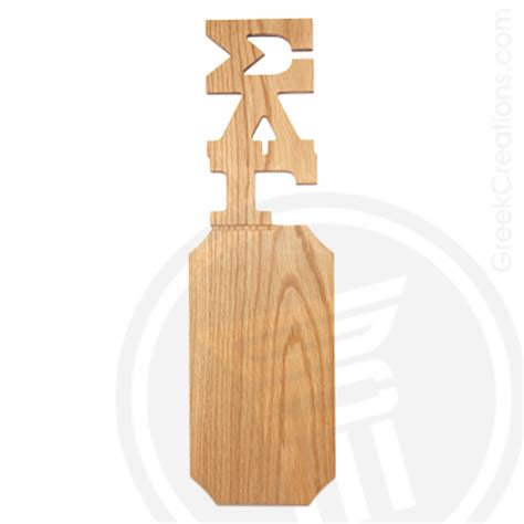 sigma lambda gamma 21 inch blank letter paddle