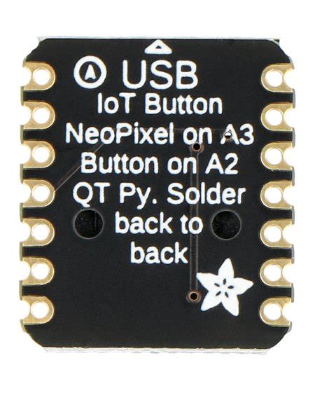 Iot кнопка с Neopixel Bff Add On модуль с кнопкой для Qt Py и Xiao