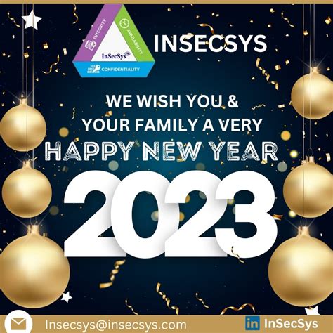 Insecsys On Linkedin Happy New Year To All