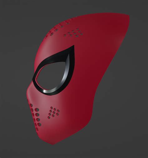 Stl File Spider Man Face Shell Faceshell For Cosplay 🐚・3d Printer Model To Download・cults