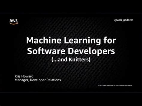Ndc Conferences Talk Machine Learning For Software Developers And