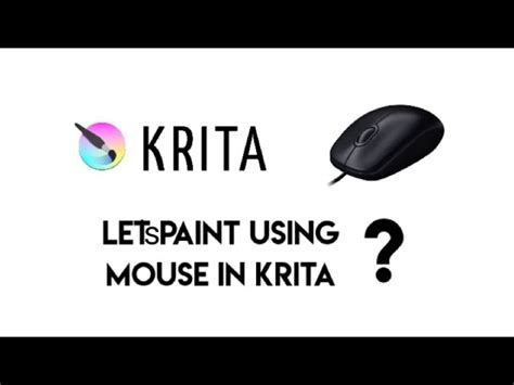 How To Draw In Krita With Mouse