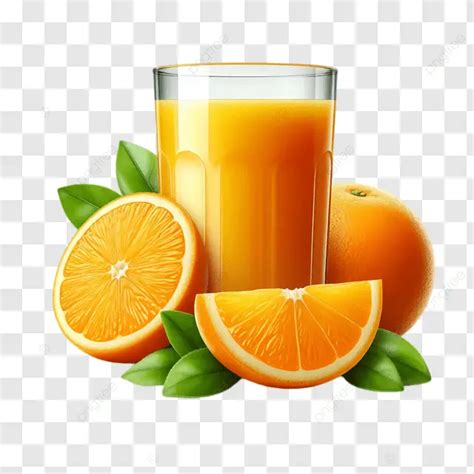 كوب من عصير البرتقال بكامل طازج وشرائح البرتقال الأوراق الخضراء على