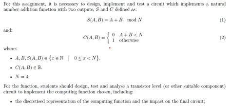 For This Assignment It Is Necessary To Design Chegg