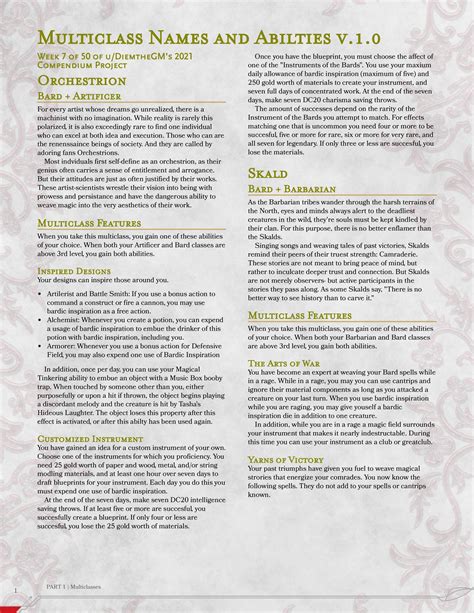 Breda Of Mouseglooms Merry Multiclassroom Bard Multiclasses
