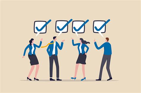 팀 계약 협업을 위한 회의 또는 브레인스토밍 함께 작업하기로 동의 목록 또는 약속 작업 개념을 수행하기 위해 팀 완료 비즈니스 사람들은 팀 회의에서 체크리스트 기호에