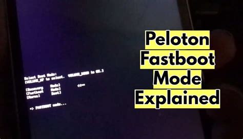 Peloton Fastboot Mode Explained Complete Guide Cycling Inspire