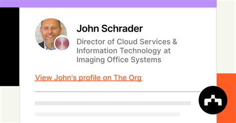 john schrader director of cloud services and information technology at