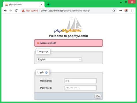 Cara Menonaktifkan Login Root Di Phpmyadmin Ilinuxgeek