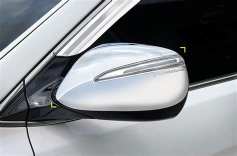 Накладки на боковые зеркала хром Hyundai Santa Fe (2012 2015) купить по ...