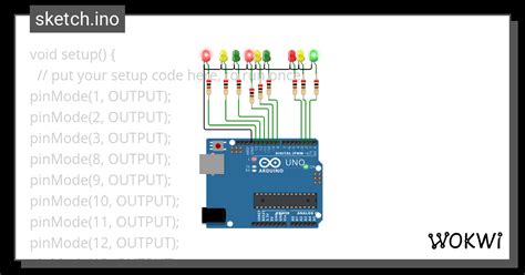 16indah Wulandaritrafficlight3arah Wokwi Esp32 Stm32 Arduino Simulator