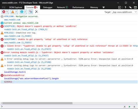 Localstorage Gets Filled Up Breaking Js Functionality Rbugs