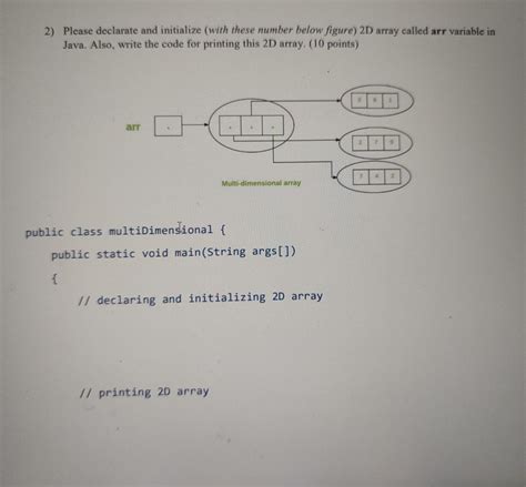 Solved Please Declarate And Initialize With These Number Chegg Com