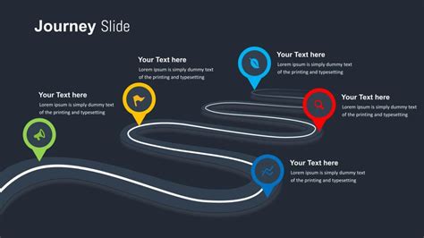 Dark Theme Journey Slide Template SlideKit