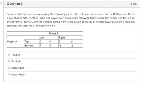 Solved Suppose That Two Players Are Playing The Following