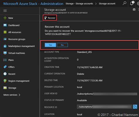 How To Recover A Deleted Storage Account In Azure Stack Hub Azurestack Azurestackhub