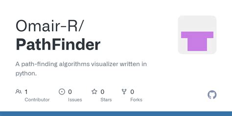 Github Omair Rpathfinder A Path Finding Algorithms Visualizer Written In Python