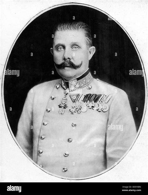 A Portrait Of Archduke Franz Ferdinand Of Austria Taken Around 1910
