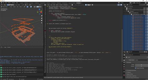 Blender BIM Hide Isolating In Context With Python OSArch
