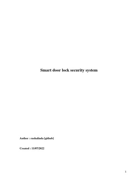 System Proposal Pdf Microcontroller Input Output