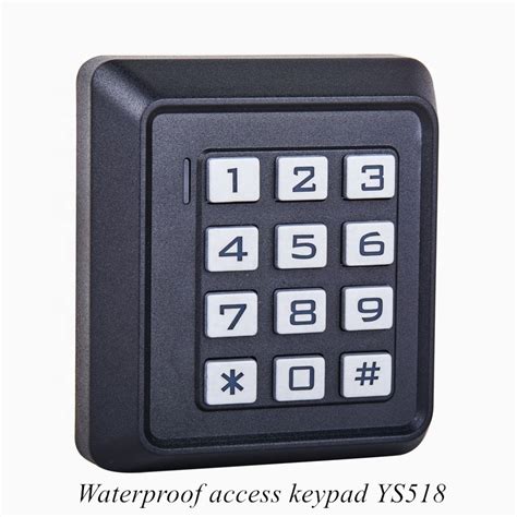 Auto Door Keypad Waterproof Ip68 Rfid 125khz Access Control Keypad
