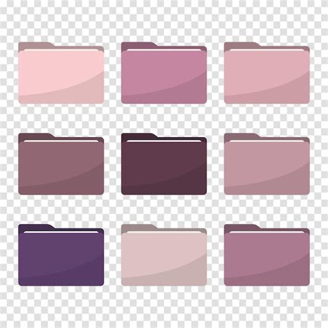 Premium Vector Folder Icons Set All Type Of Document File Formats Vector Illustration Symbols