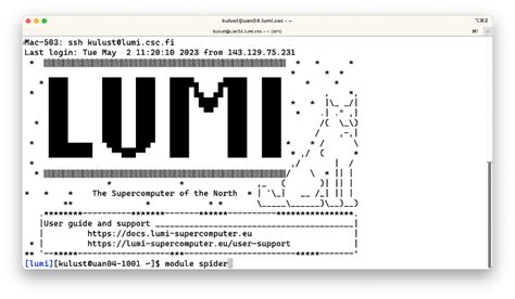 Modules Lumi Training Materials