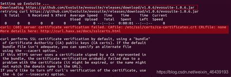Server Certificate Verification Failedcafile Etcsslcertsca