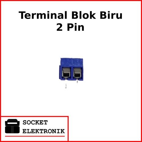 Jual Terminal Blok Biru 2 Pin 5 08mm Shopee Indonesia