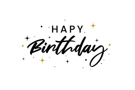 Happy Birthday Word Art Design