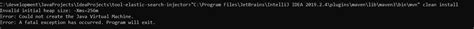 Java Running Maven Goals Clean Install In Intellij Idea Getting Error