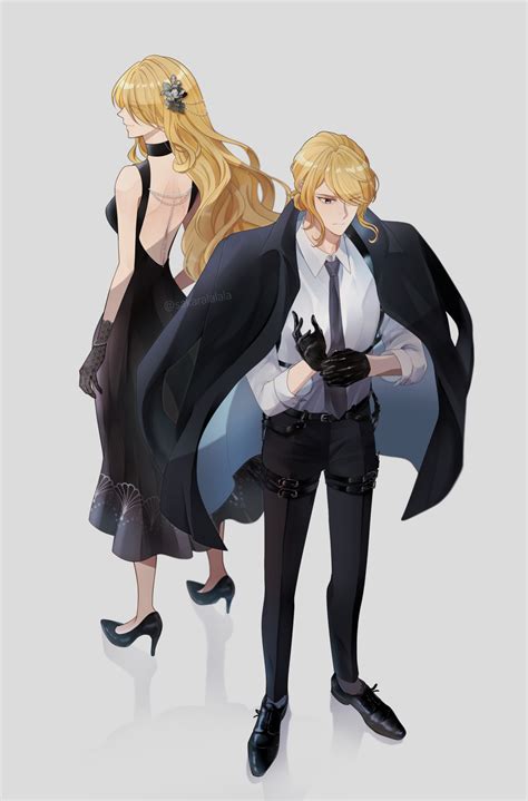 Cynthia And Volo Pokemon And More Drawn By Sakaralalala Danbooru