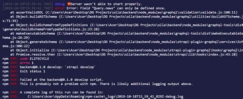 Error Field Querynews Can Only Be Defined Once · Issue 4289 · Strapistrapi · Github