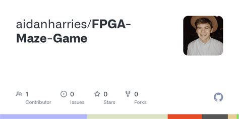 Github Aidanharriesfpga Maze Game