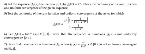 solved let the sequence {fn x } ﻿defined on 0 1 ﻿by