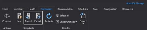 Create SQL Server Snapshots In ApexSQL Manage